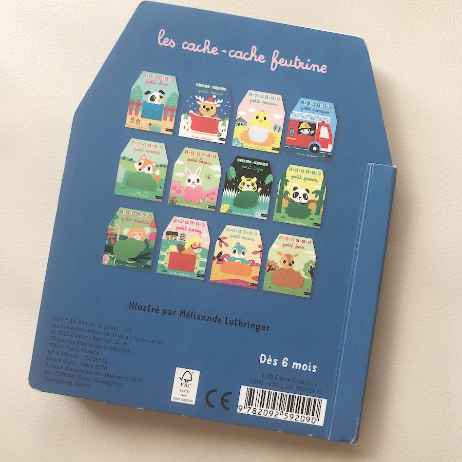 Cache cache feutrine petits poissons – Mon Côté Maman